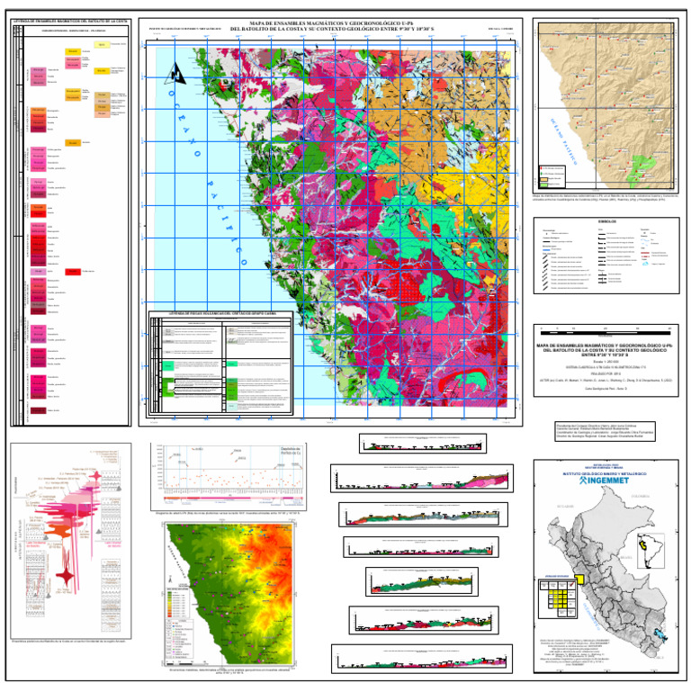 D039-Mapa Geologico Cuadrg.culebras...Huayllapampa | PDF