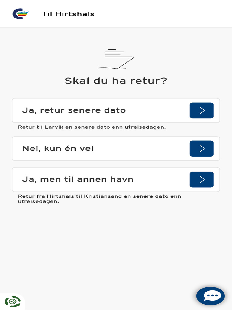 Velg Strekning - Color Line | PDF