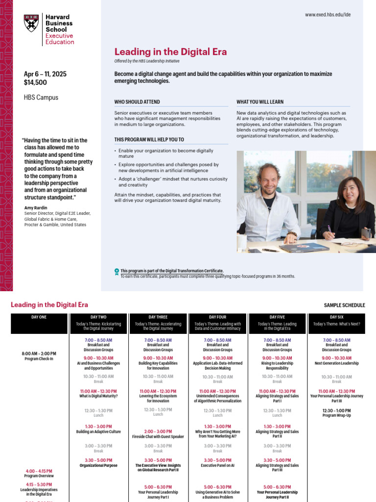 Leading Digital Era Brochure | PDF | Discrimination | Artificial ...