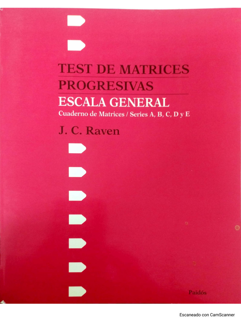 Test de Matrices Progresivas | PDF