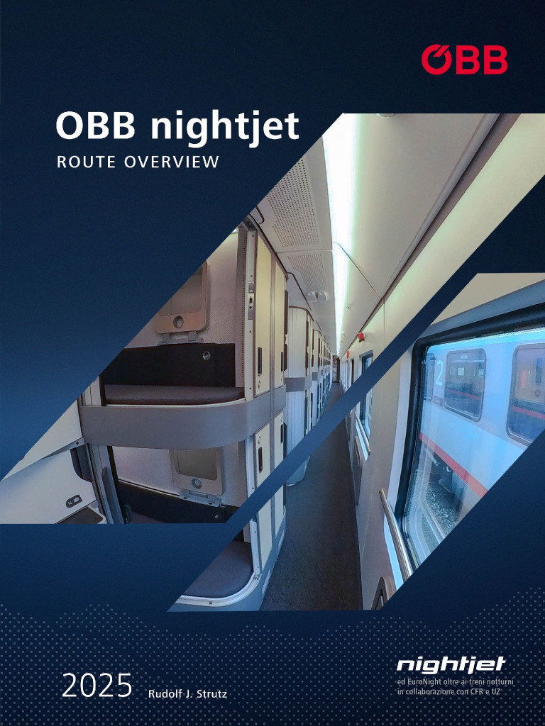 OBB Nightjet Routes 2025 | PDF | Night | Land Transport