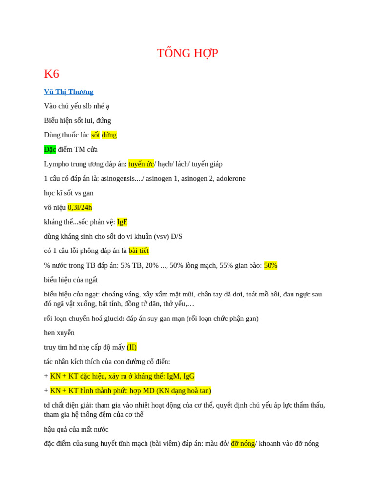 T NG H P SLBMD | PDF