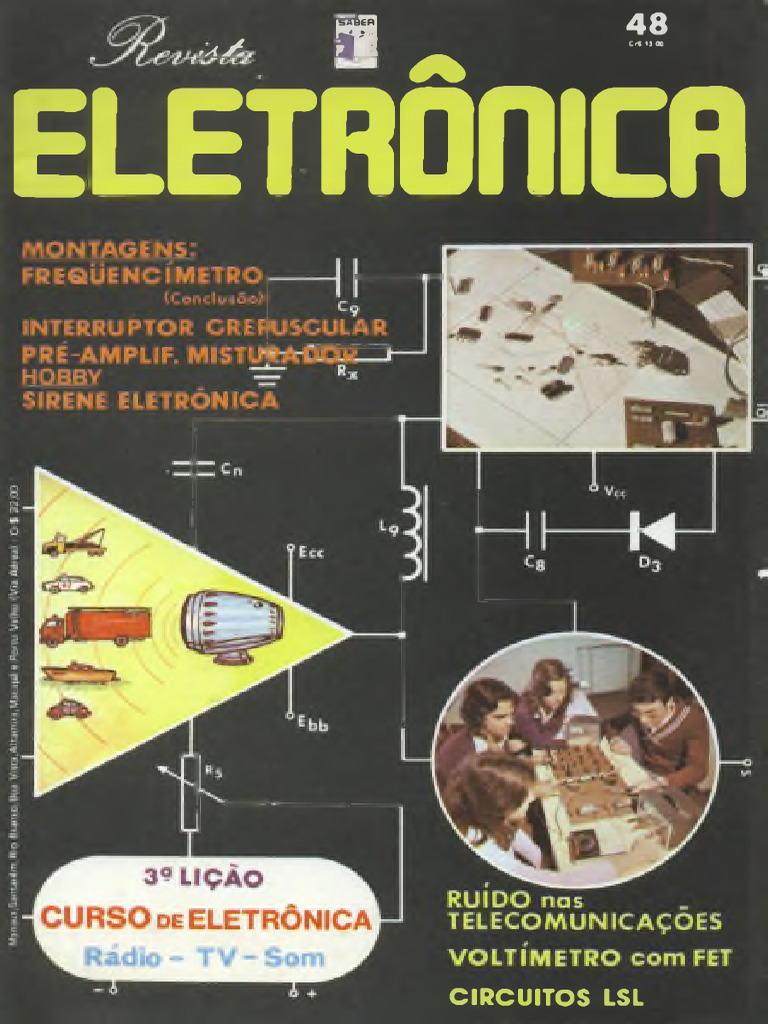 Saber Electronica 048 | PDF | Circuitos eletrônicos | Fonte de energia