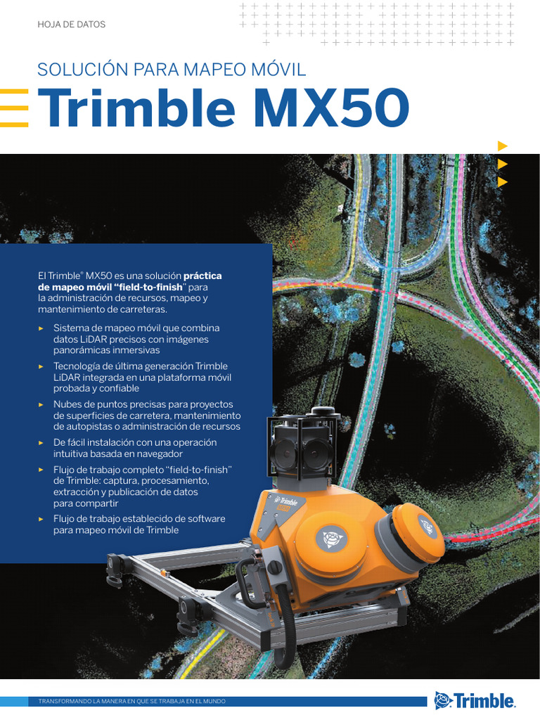 Brochure - Trimble MX50 Mobile Mapping Solution - Spanish (Lat Am) - Screen | PDF | Sistema de ...