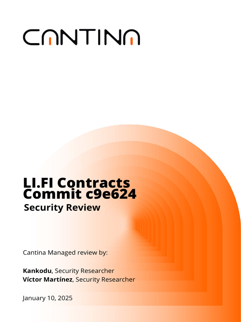 2025.01.10 Cantina PreComp | PDF | Software Engineering | Computer Science