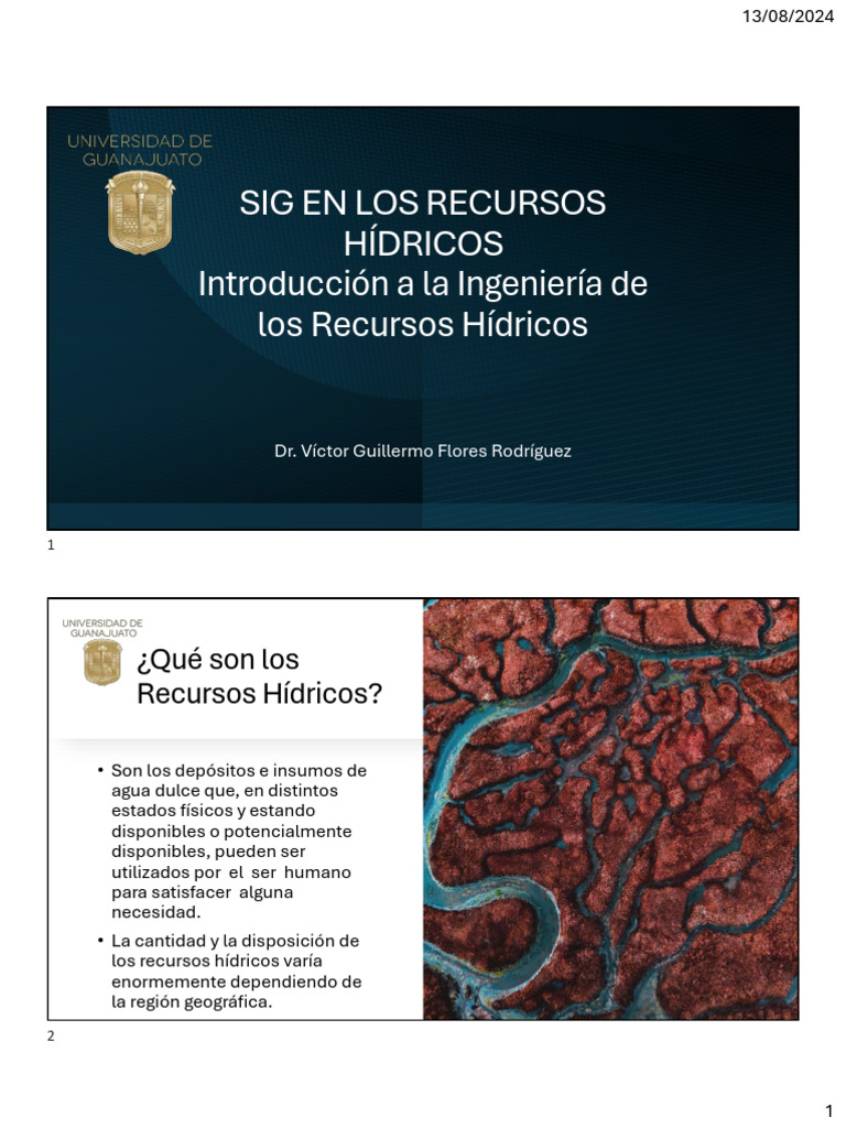 Recursos Hídricos y Modelado Hidrológico | PDF | Hidrología | Agua
