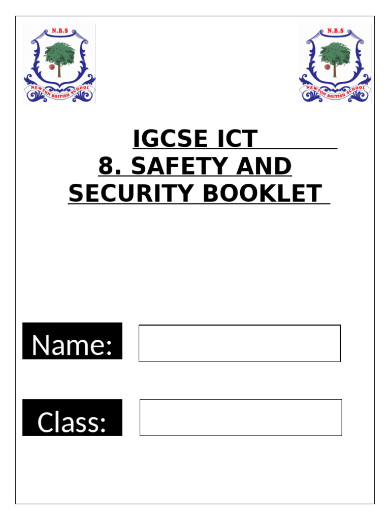 Safety and Security Booklet | PDF | Transport Layer Security | Key ...