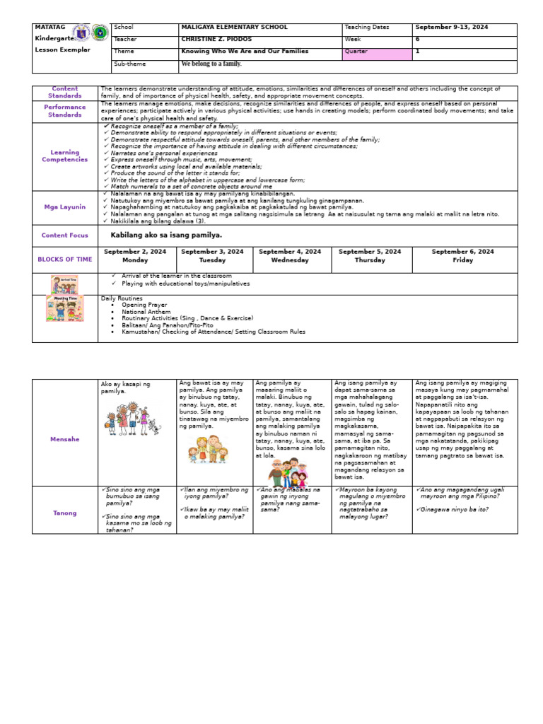 Q1 - Week 6 | PDF