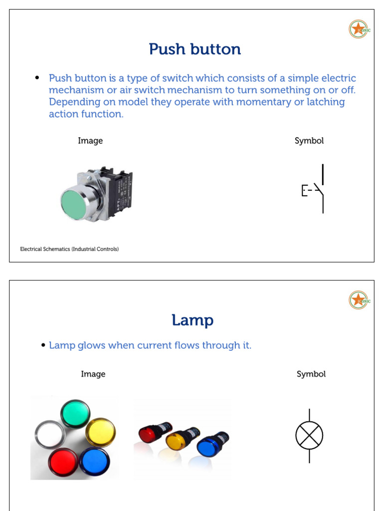 10.1 Section 1.4.2 Symbols - Push Buttons & Indicators - (FreeCourseWeb ...