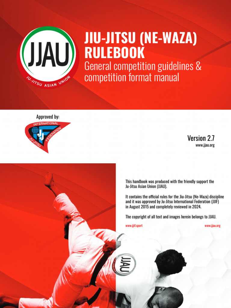 JJIF Jiu Jitsu Rulebook v2.7 | PDF | Brazilian Jiu Jitsu | Grappling