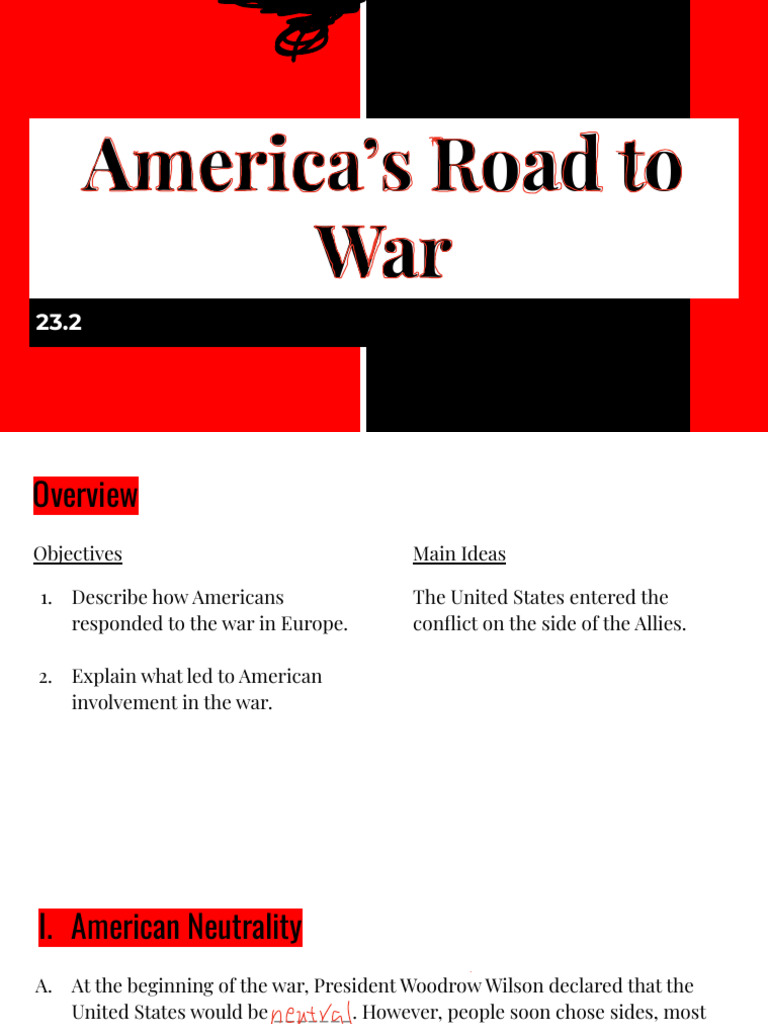 SV_23.2 America's Road to War | PDF | International Relations | Global ...