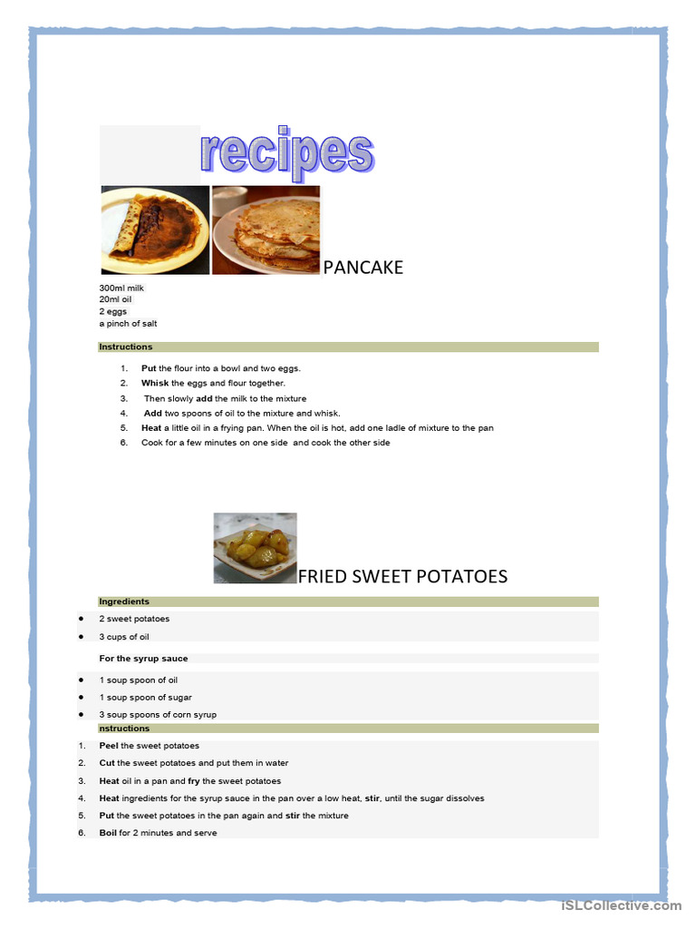 RECIPES | PDF