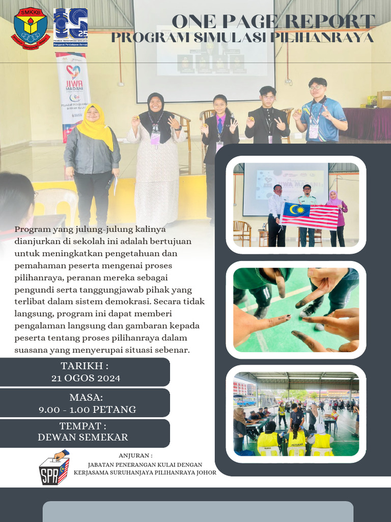 contoh one page report | PDF