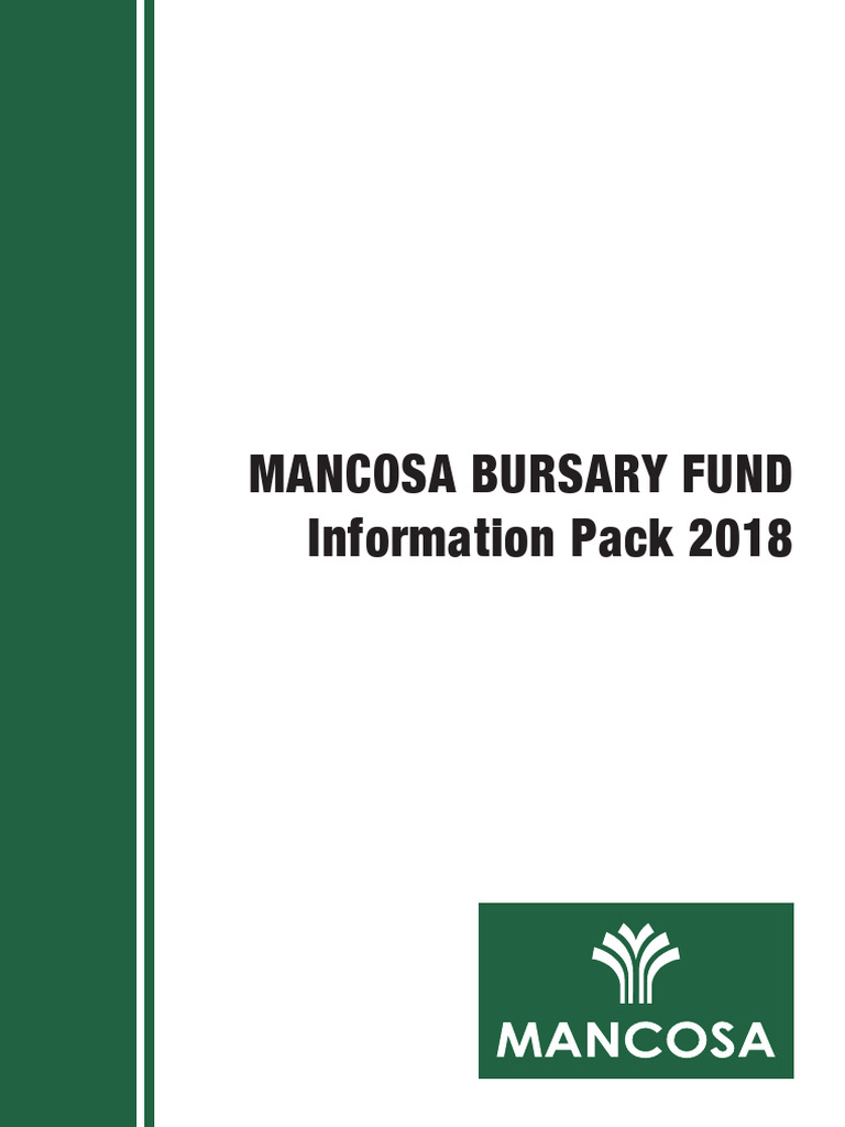 MANCOSA Bursary Fund 2018 Guide | PDF | Bachelor's Degree ...