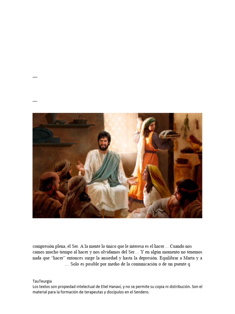Marta y María | PDF | María, madre de Jesús | Jesús