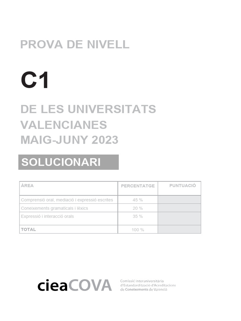 c1 Solucionari Maig Juny 23 Web | PDF
