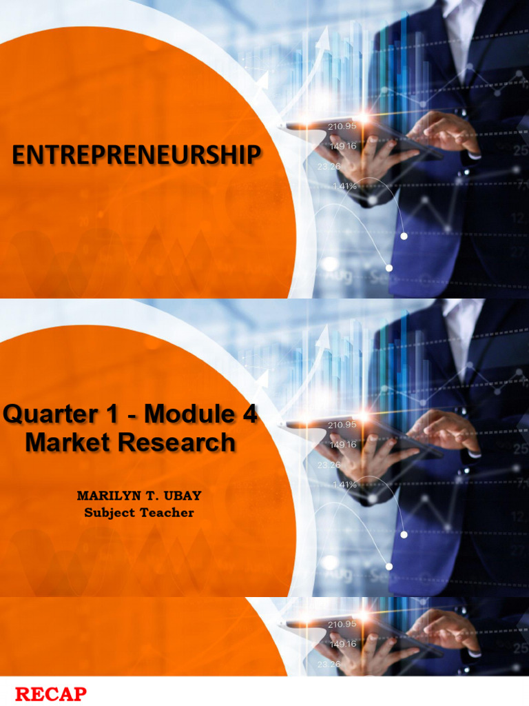 Module4 Entrepreneurship12 | PDF | Focus Group | Marketing Research