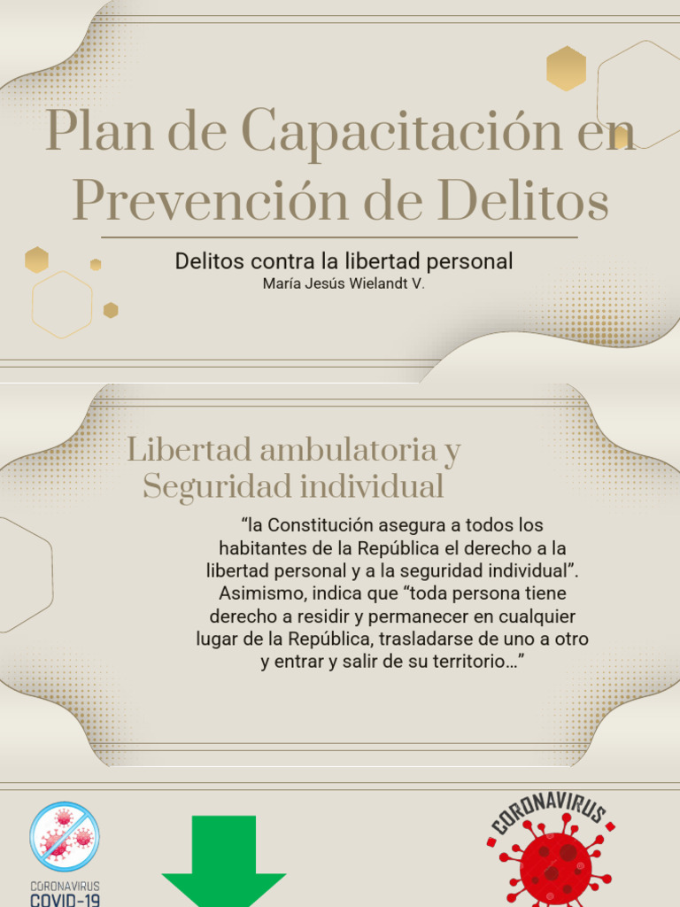 Presentación Módulo7. Delitos Contra La Libertad Personal | PDF | Secuestro | Prisión