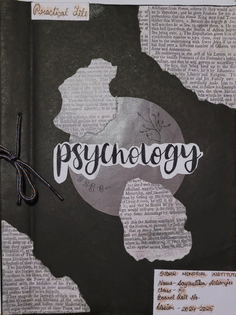 Psychology Practical File 2024-2025 | PDF