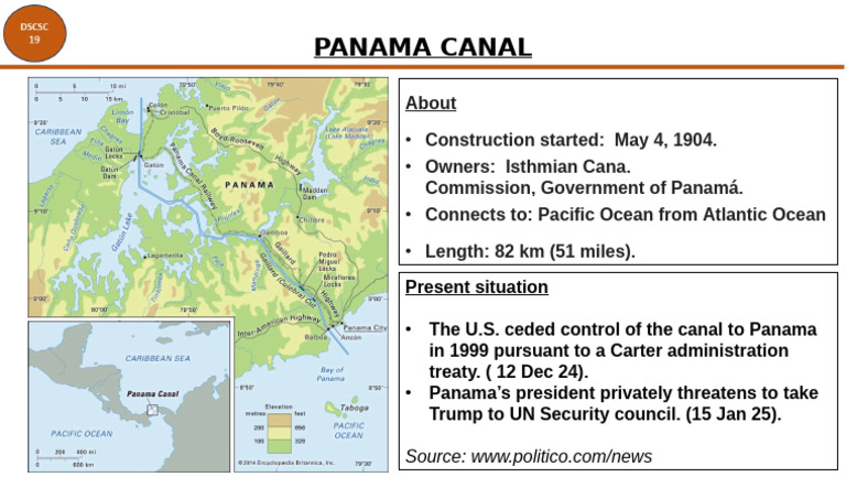Panama Canal: History and Current Status | PDF