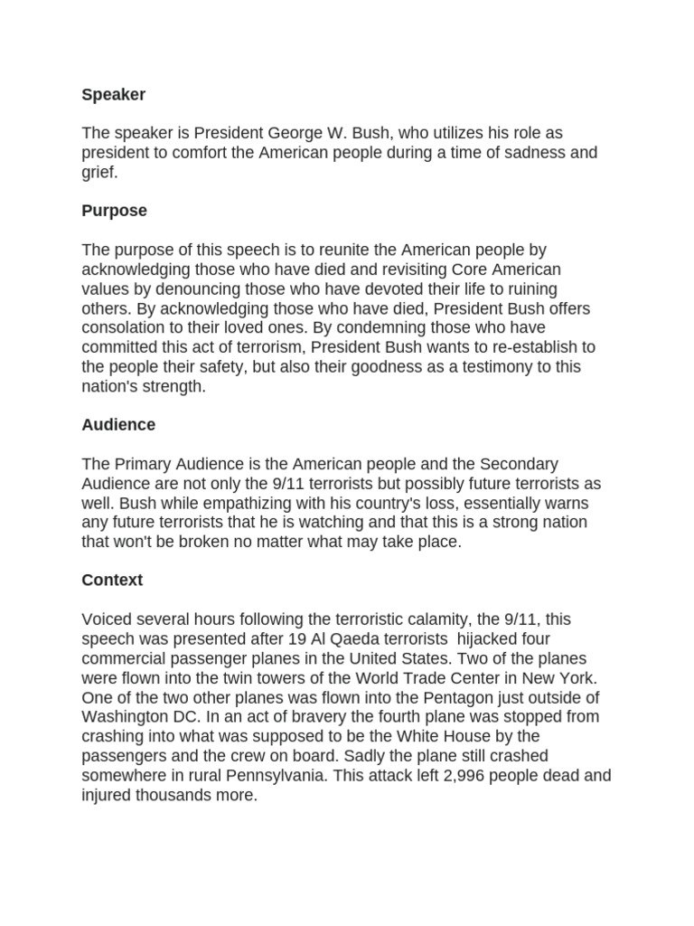 Practice+The+Rhetorical+Situation | PDF | September 11 Attacks