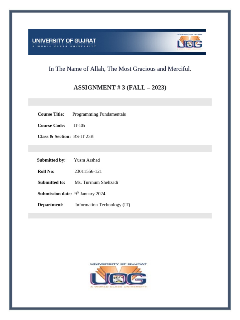 PF Assignment 3B | PDF