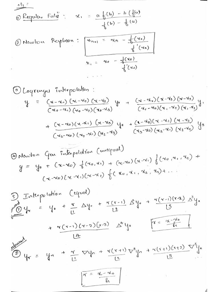 Maths_formulas | PDF