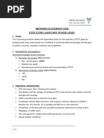 Method Statement - Water Reticulation Work | PDF | Pipe (Fluid Conveyance) | Welding