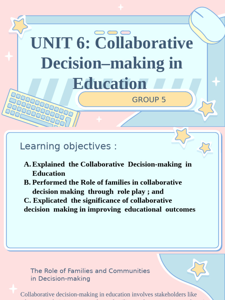 Collaborative Decision-Making in Education | PDF | Decision Making ...