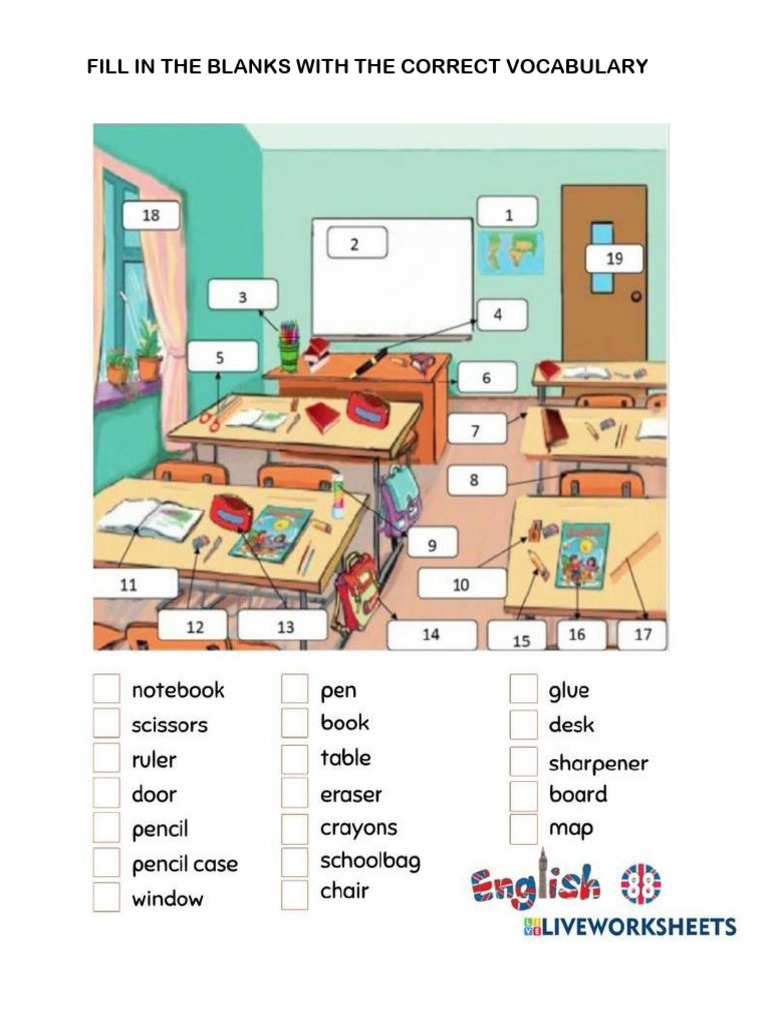 CLASSROOM-VOCABULARY | PDF