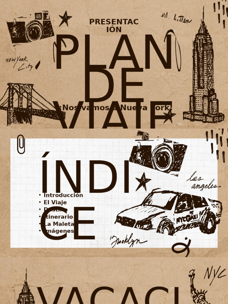 Plan de Viaje NEW YORK | PDF