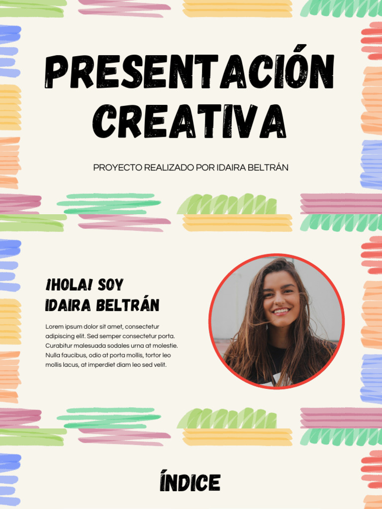 Presentación Diapositivas Proyecto Creativo Artístico Creativo Colorido ...