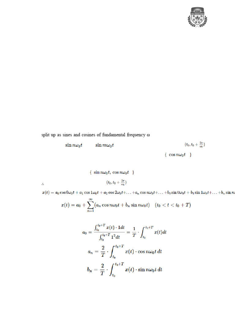 SS_Unit_3 mid1 | PDF | Fourier Series | Trigonometric Functions