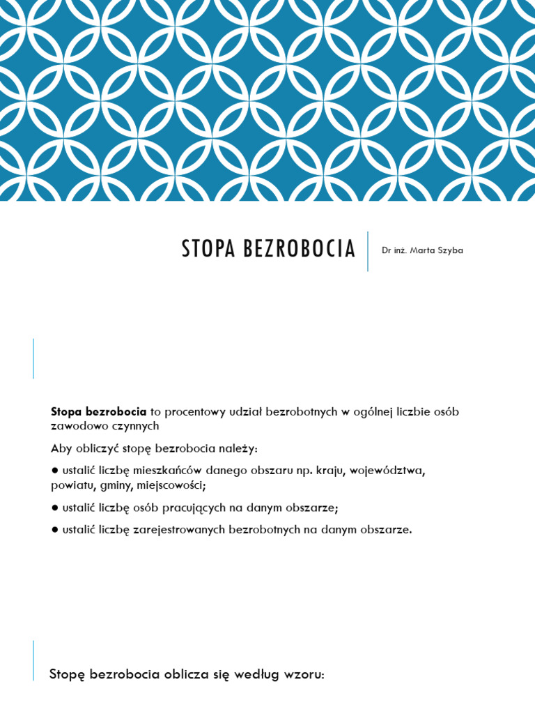 Stopa Bezrobocia | PDF