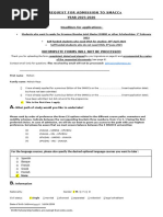 MUBAS Postgraduate Application Form | PDF | Postgraduate Education ...