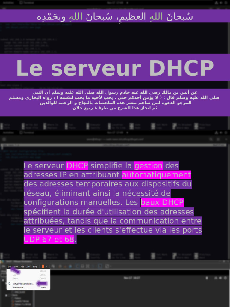 1- DHCP installation et configuration basic du serveur DHCP sous LINUX | PDF | Serveur ...