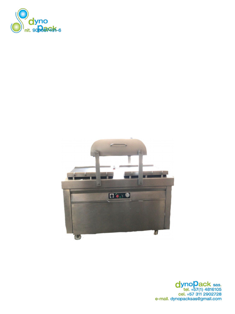 Manuaal Komet SD 520 Modificada Dynopack | PDF | Bomba | Vacío