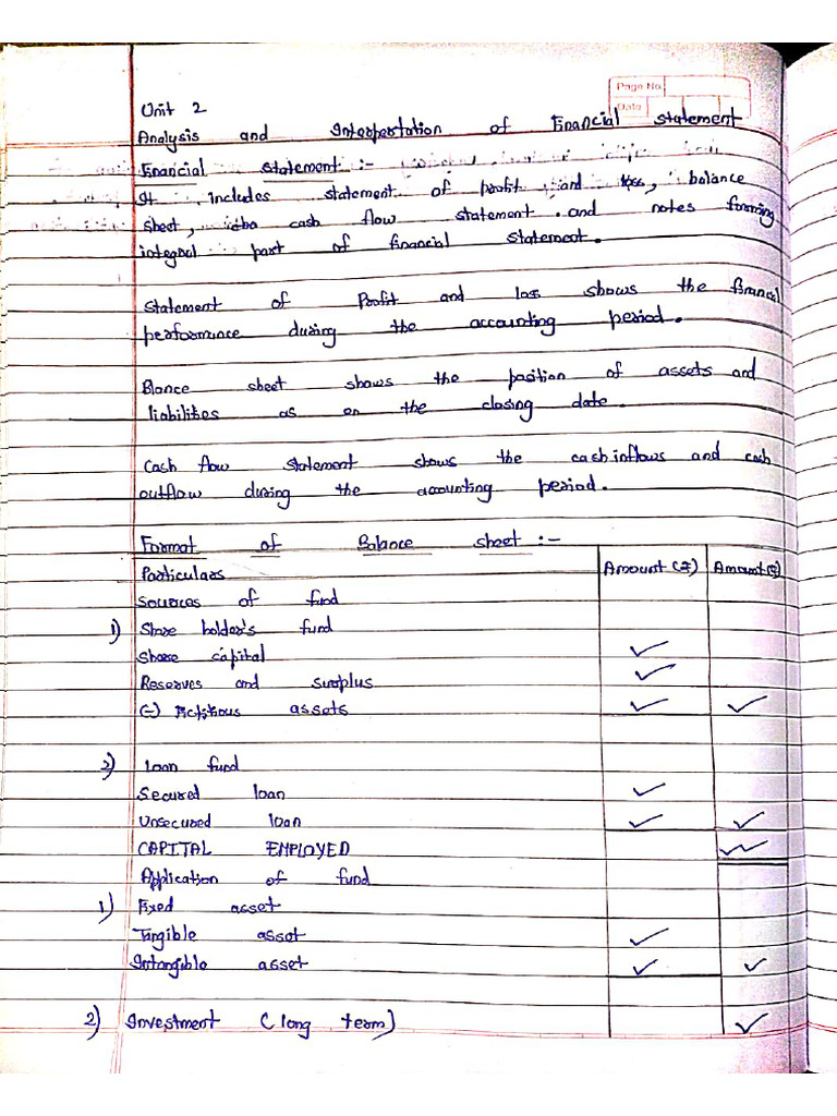 Analysis and Interpretations of Financial Statement | PDF