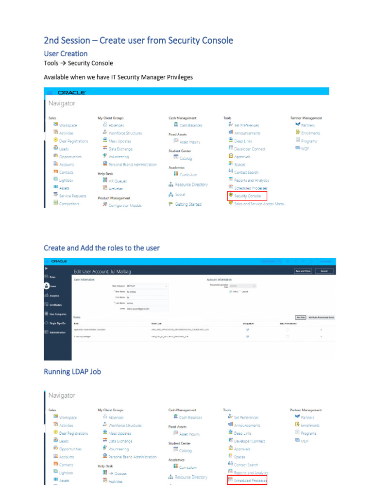 1 Sec Consol Setup To COA | PDF | Computer Science | Information Technology