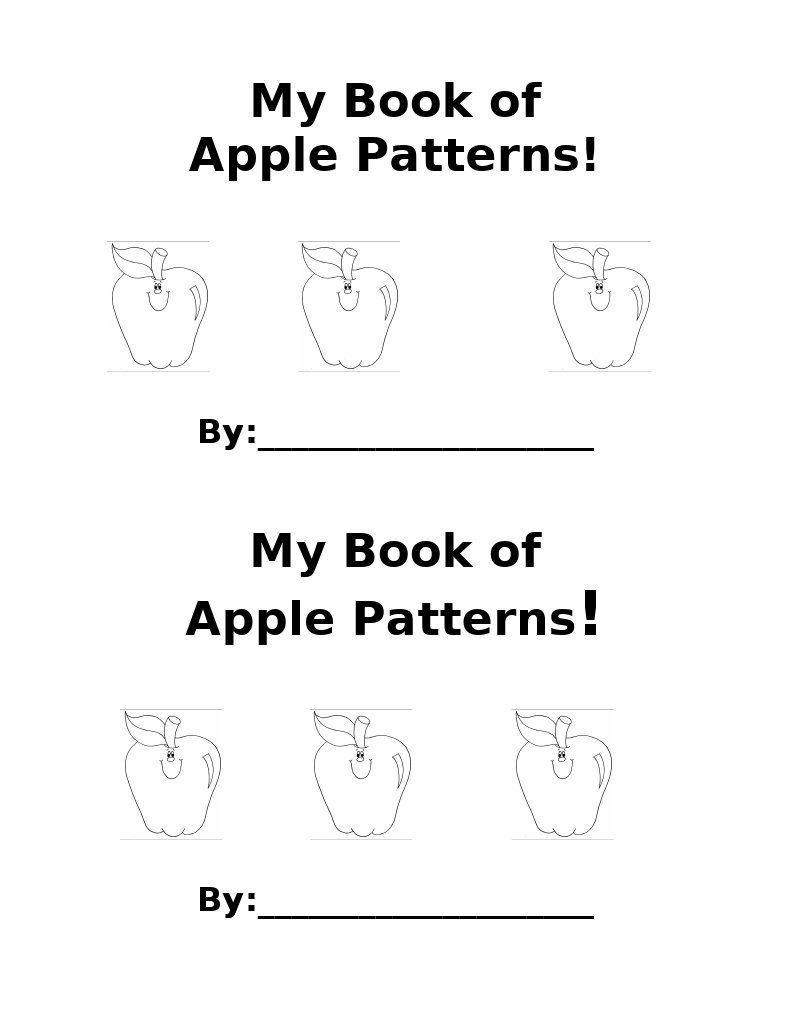 My Book of Apple Patterns! | PDF