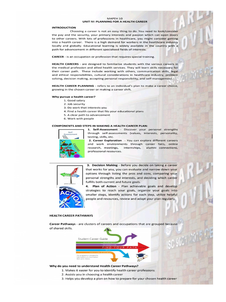 Health-4th-Quarter Grade 10 | PDF
