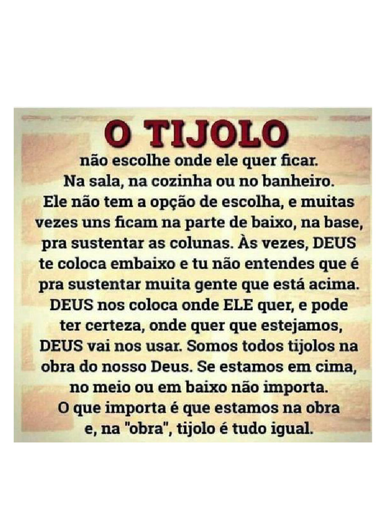 Dinamica o Tijolo | PDF