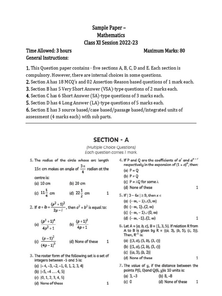 Model Paper 8 | PDF