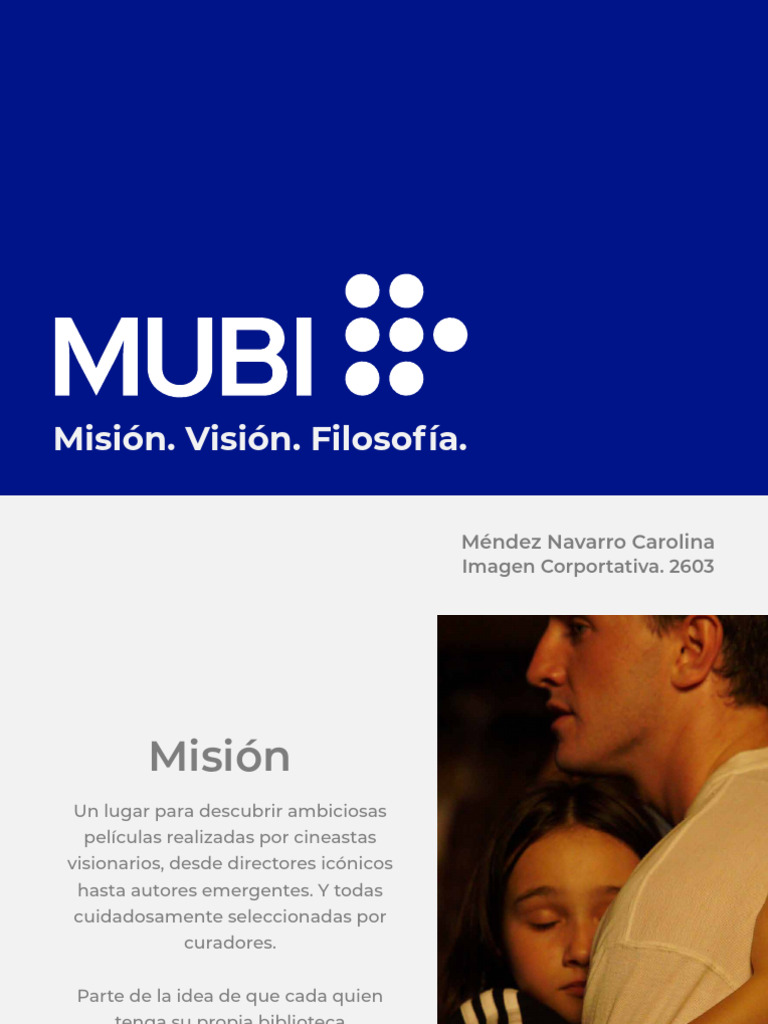 Mubi Logo Mision Vision | PDF