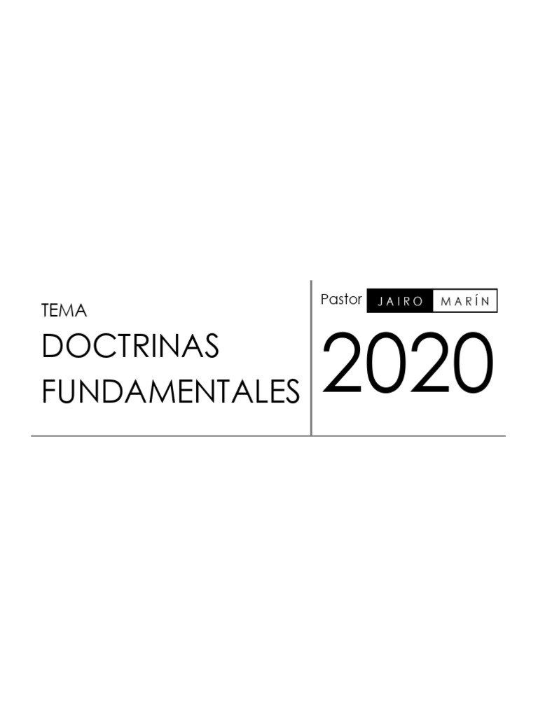 DOCTRINAS FUNDAMENTALES | PDF | María, madre de Jesús | Cristo (título)