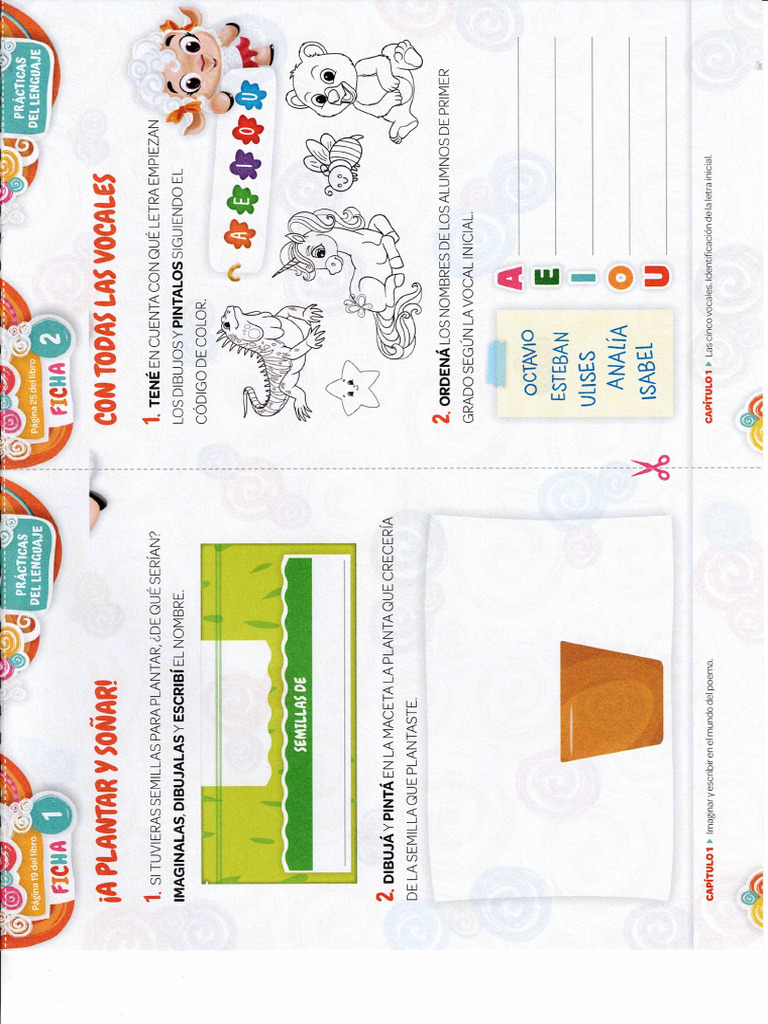 La Ovejita Tita 1 Fichas Pdf