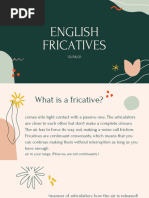 English Plosives | PDF | Phonetics | Consonant