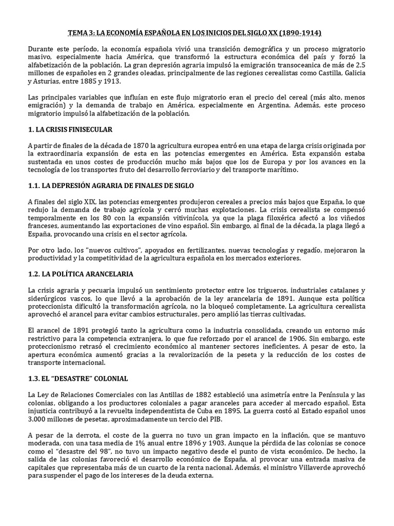 Tema 3a Hee | PDF | España | Agricultura