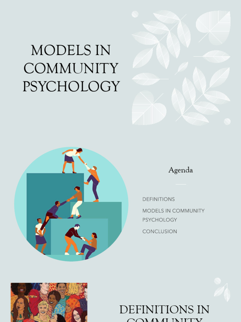 Models in Community Psychology2 2 | PDF | Mental Health | Psychology