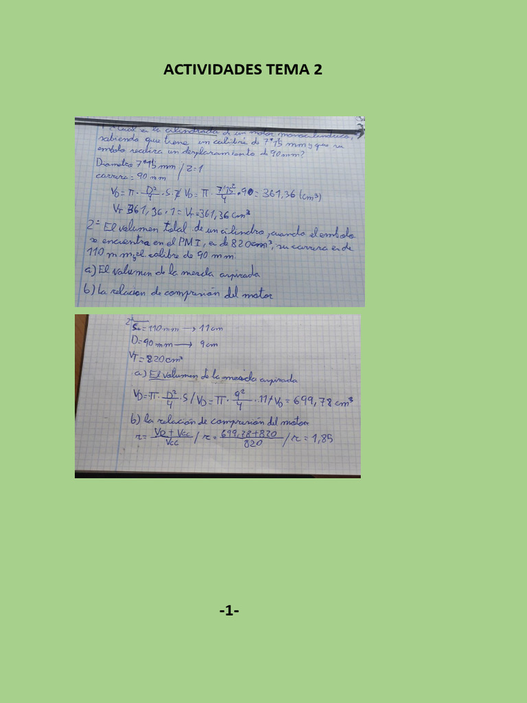ACTIVIDADES TEMA 2 motores | PDF
